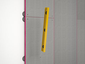 Bathroom wall cladding with Qboard construction boards