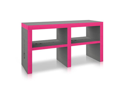 Prefabricated Qboard construction kits for furniture