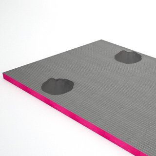 Bathroom wall cladding with Qboard construction boards