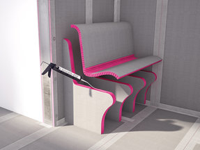 Badezimmer Bank selber bauen mit Qboard