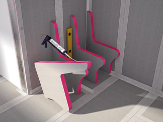 Badezimmer Bank selber bauen mit Qboard