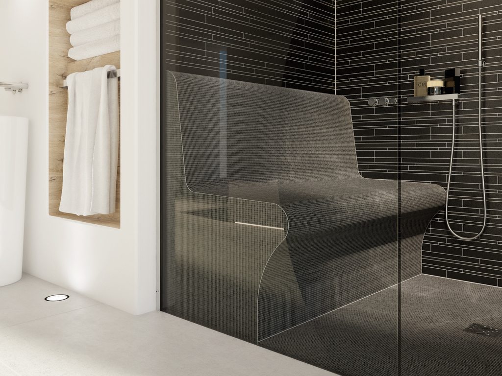 Badezimmer Bank selber bauen mit Qboard